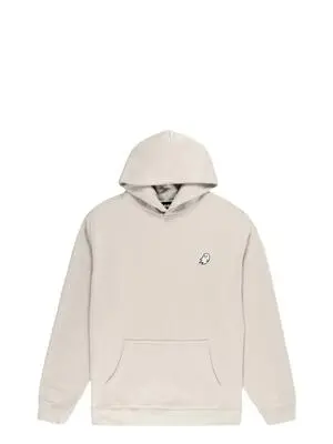 DALIX Ghost Relaxed Midweight Fleece Pullover Hoodie Bone