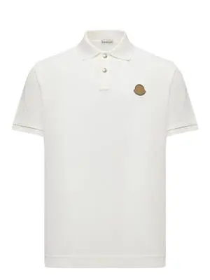 Moncler Short-sleeve Polo - White