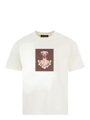 WALES BONNER Wales Bonner Compass Tee Cream