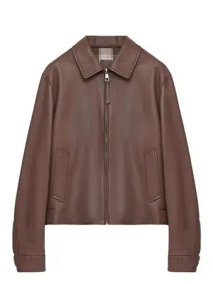 Loewe Zip-up Jacket - Tan