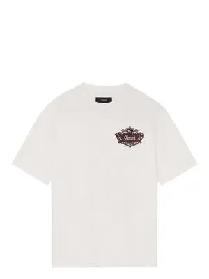 Amiri Chateau Crest Tee - White