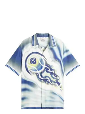 Casablanca Cuban Collar Short-sleeve Shirt - Multicolor