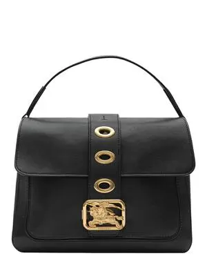 Burberry Leather Rider Bag - Black