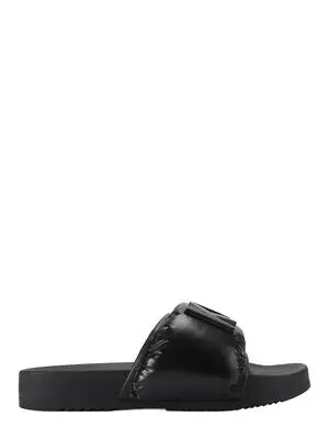 Kurt Geiger Embellished Kurt Puff Slides - Black