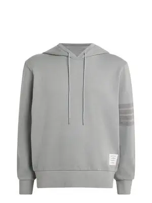 Thom Browne Cotton 4-bar Hoodie - Grey