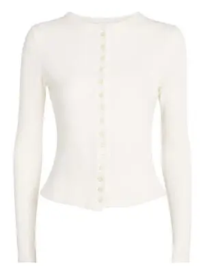 Citizens Of Humanity Ribbed Kari Cardigan Ivory