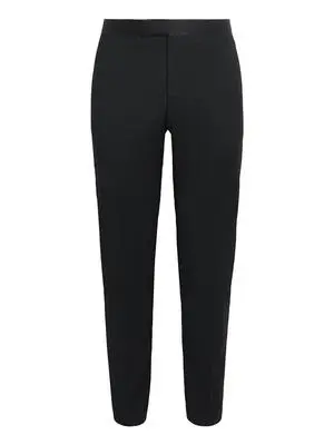 Pal Zileri Wool-blend Straight Trousers - Black