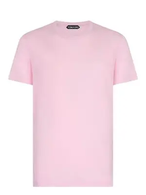 TOM FORD Cotton-silk T-shirt - Pink