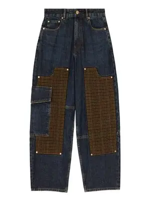GANNI GANNI Audri Carpenter Jeans Blue