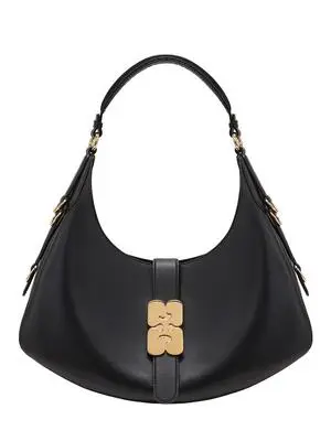 GANNI Small Kat Shoulder Bag - Black