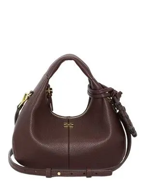 GANNI Mini Hobo Bag - Brown