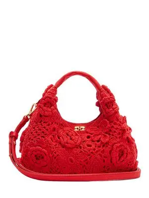 GANNI Mini Hobo Bag - Goji Berry