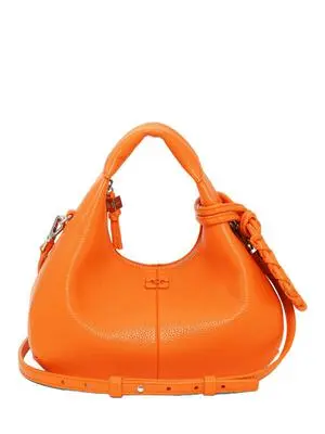 GANNI Mini Hobo Bag - Orange