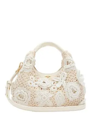 GANNI Mini Hobo Bag - White