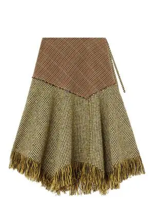 GANNI Tiered Frill Skirt - Mixed