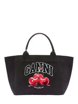 GANNI Medium Cherry Tote Mixed