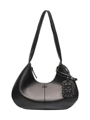 GANNI Medium Hobo Bag - Black