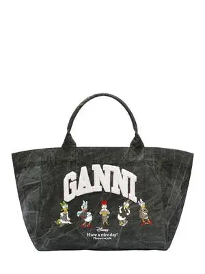 GANNI GANNI X Disney Daisy Duck Tote Black