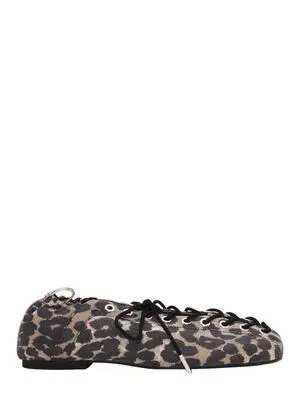 GANNI Lace-up Ballerinas - Mixed