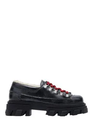 GANNI Cleated Derbies - Grey