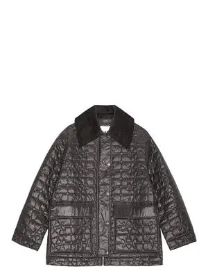GANNI Quilted Midi Jacket - Mixed