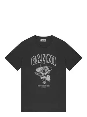 GANNI Relaxed T-shirt - Mixed