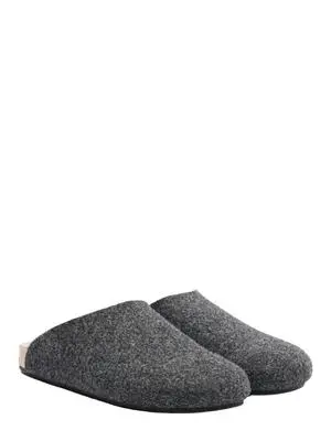 THE ROW Hudson Slippers - Grey