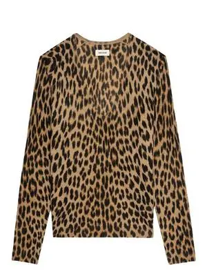 Zadig&Voltaire Rivy Cashmere Sweater Daim