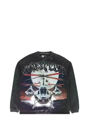 GODSPEED Long-sleeve Graphic Sweatshirt - Grey