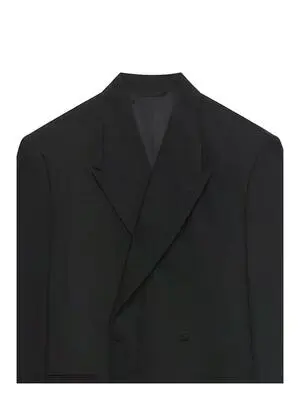 Givenchy Peak Lapel Double-breasted Blazer - Black