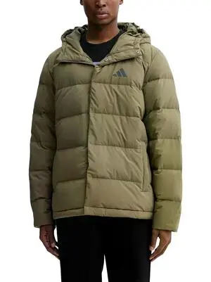 Adidas Padded Hooded Jacket - Green