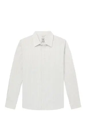 MFPEN Generous Checked Cotton-poplin Shirt - White