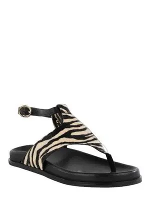 Seychelles In The Zone Ankle Strap Platform Sandal - Zebra