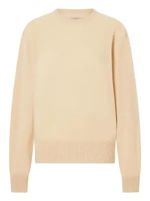 TOTEME Cashmere Crew Neck Sweater - Orange