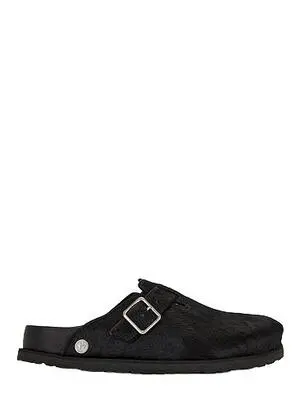 BIRKENSTOCK Birkenstock 1774 Boston Pony Hair Exq Mule Black