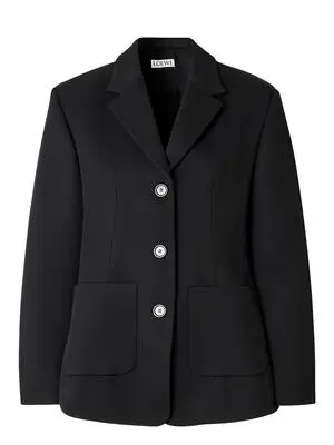 Loewe Wool-blend Blazer - Black