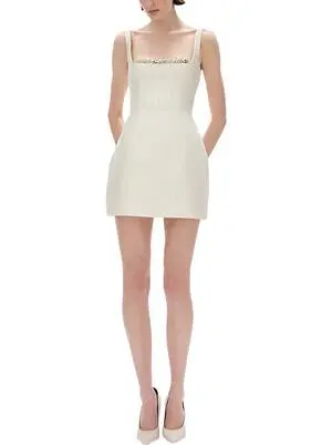 Rachel Gilbert Ludovica Mini Dress - Ivory