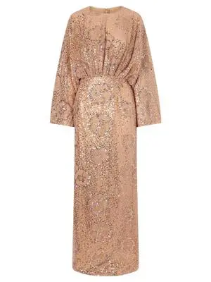 ELIE SAAB Embellished Silk-Blend Tulle Gown