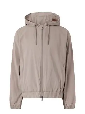 Herno Corridor Cotton Terry Hoodie - Neutrals