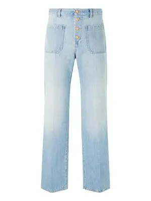 Valentino Garavani Straight-leg Jeans - Blue