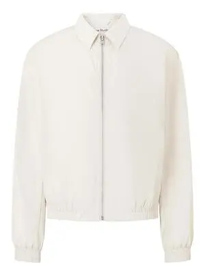 Acne Studios Okot Logo-print Nylon-taffeta Jacket - Neutrals