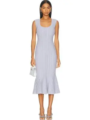 LoveShackFancy Tayleen Dress Blue