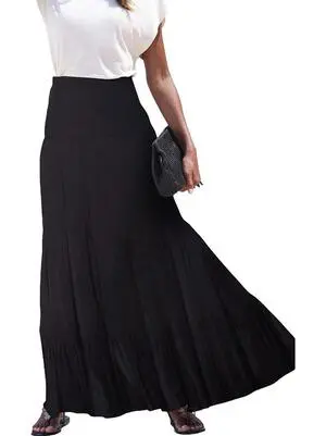 LASCANA LASCANA Convertible Tiered Dress