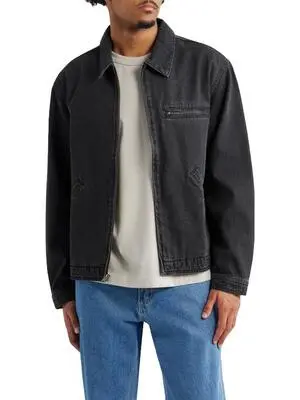 Bp. Denim Zip Jacket - Black Washed