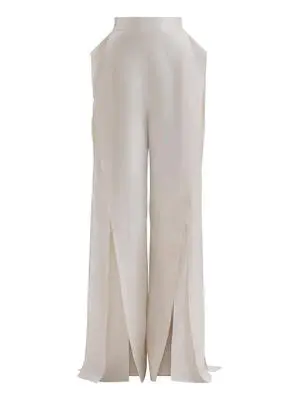MATICEVSKI Pendulum Slit-Front Wide-Leg Pants