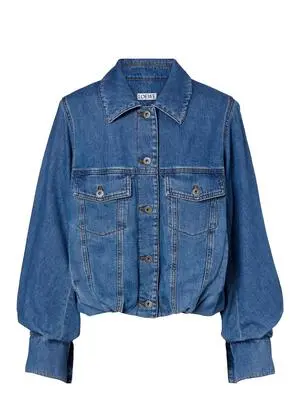 LOEWE Gathered Denim Jacket