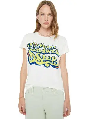 MOTHER The Boxy Goodie Sandwich Shop T-Shirt Red