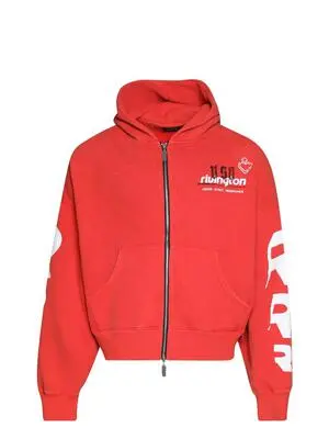 RIVINGTON ROI REBIS Membership Uso Zip Hoodie - Red