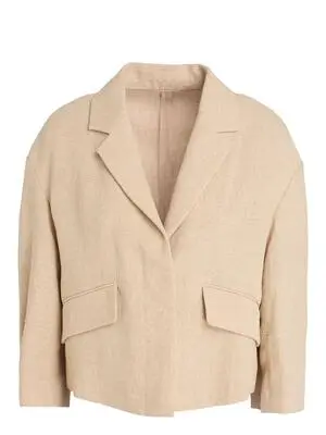 Brunello Cucinelli Linen Blazer - Sand