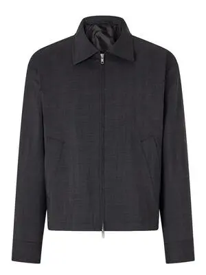 MFPEN Mail Prince Of Wales Checked Wool-twill Jacket - Gray